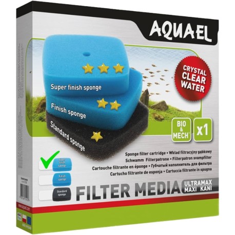 Filtro Aquael Ultramax Esponja Fina 30 PPI - Del Nonno Aquario eShop